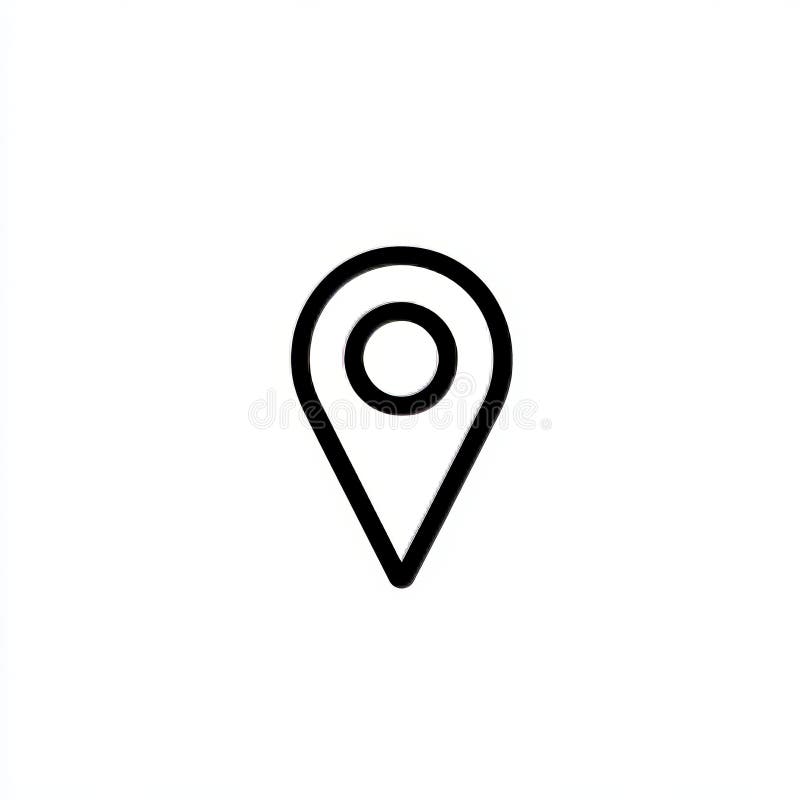 A Location Symbol is Utilized on Maps To Indicate the Position of a ...