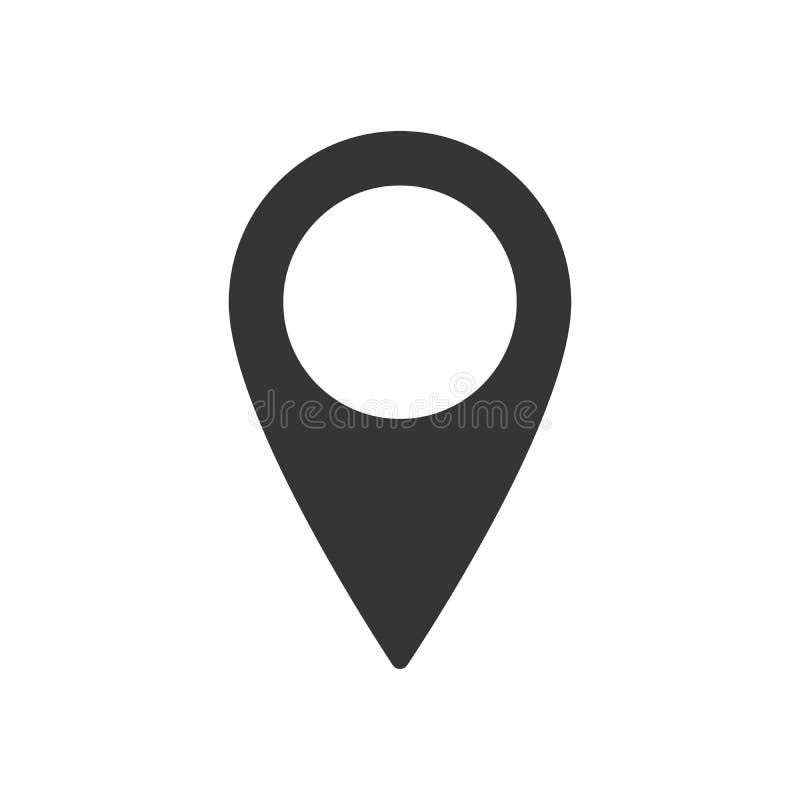Location symbol - vector stock illustration. Illustration of ...