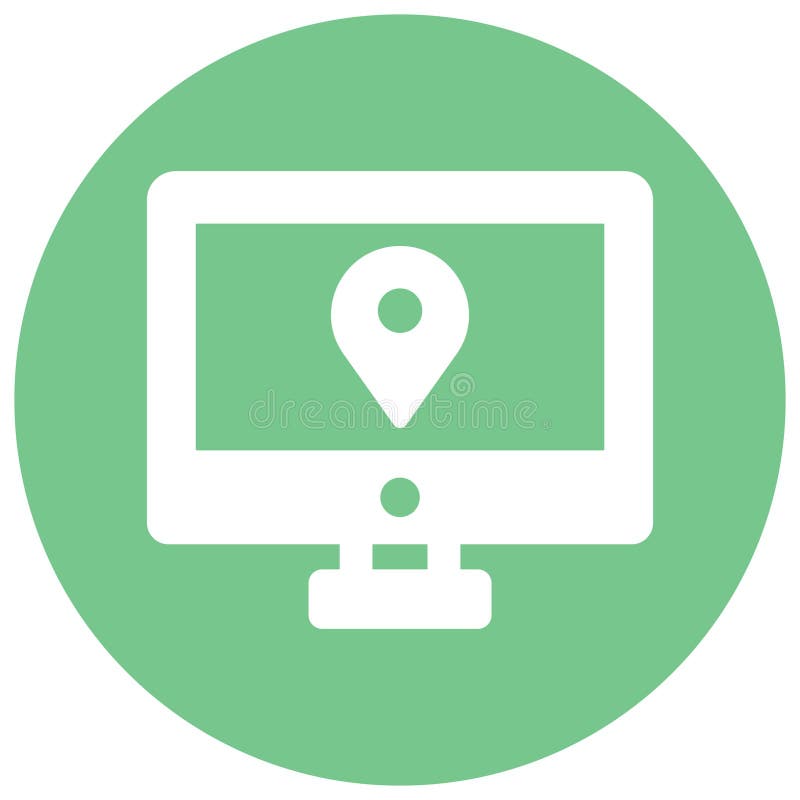 Location Tracking Isolated Vector Icon Which Can Easily Modify or Edit ...