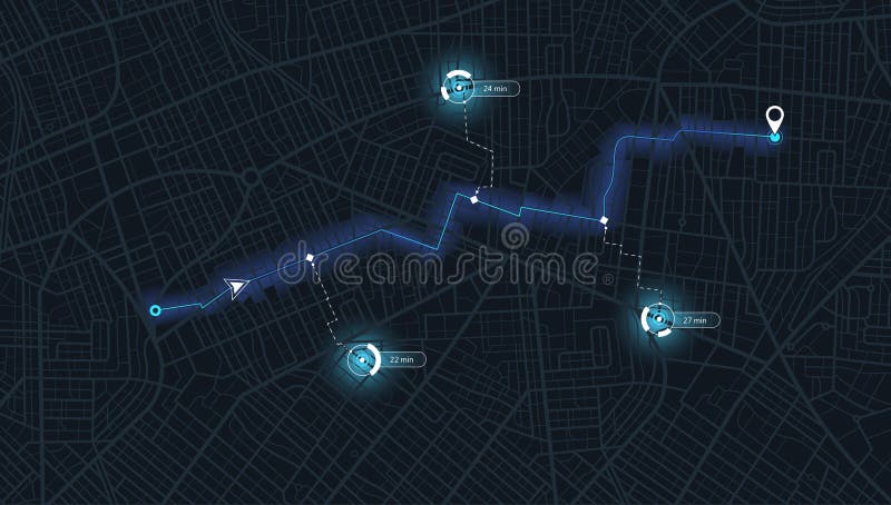 Location Tracks Dashboard. Navigation for Obtaining Data on Distance ...