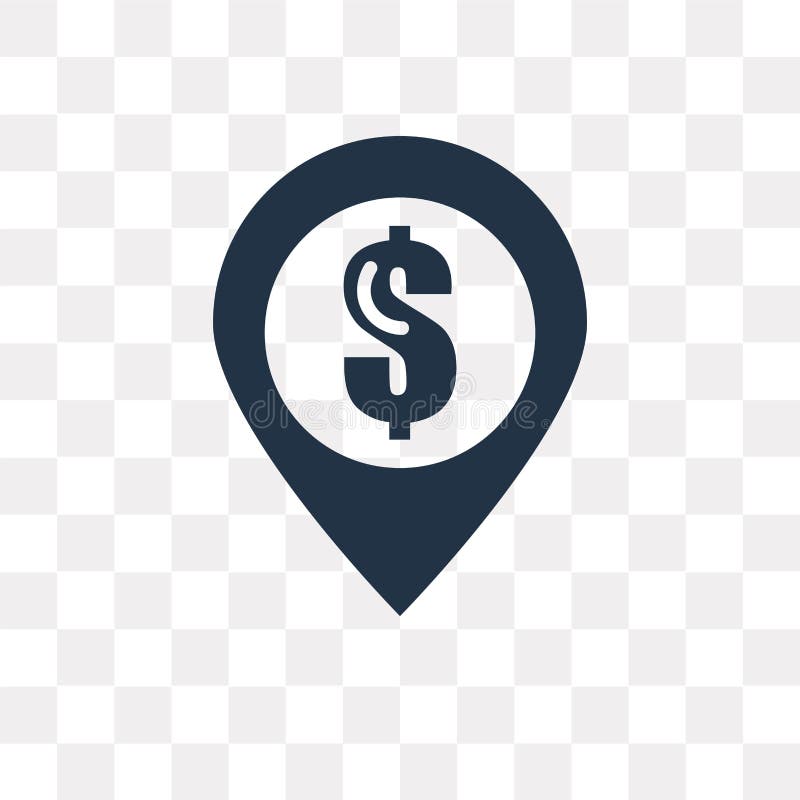 Location Vector Icon Isolated on Transparent Background, Location ...