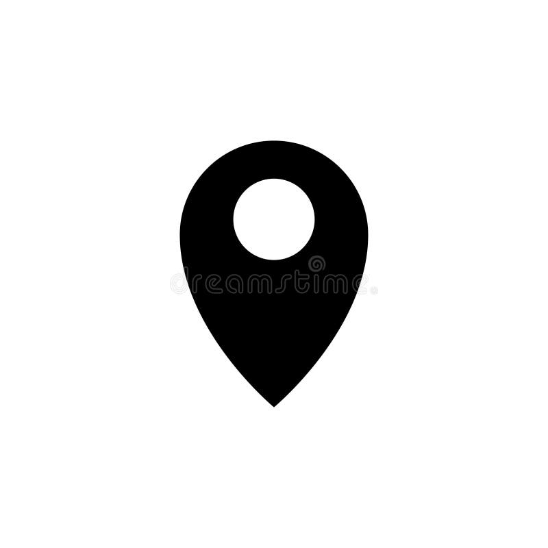Locator Icon Vector Symbol Template Stock Vector - Illustration of icon ...