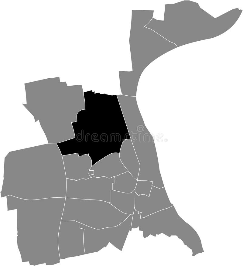 Locator Map of the HERRNSHEIM QUARTER, WORMS Stock Vector ...