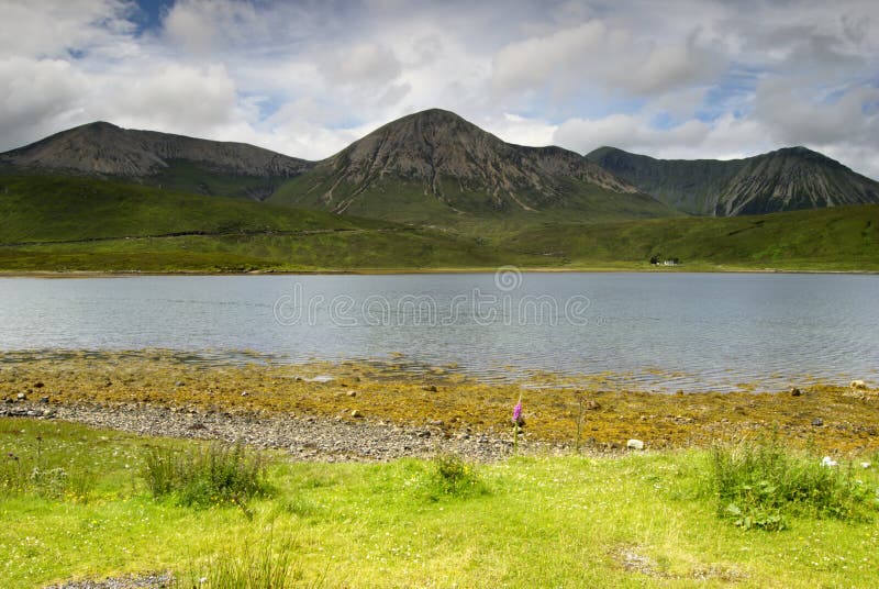 Stac Pollaidh and Loch Lurgainn, Scotland Stock Image - Image of stack ...