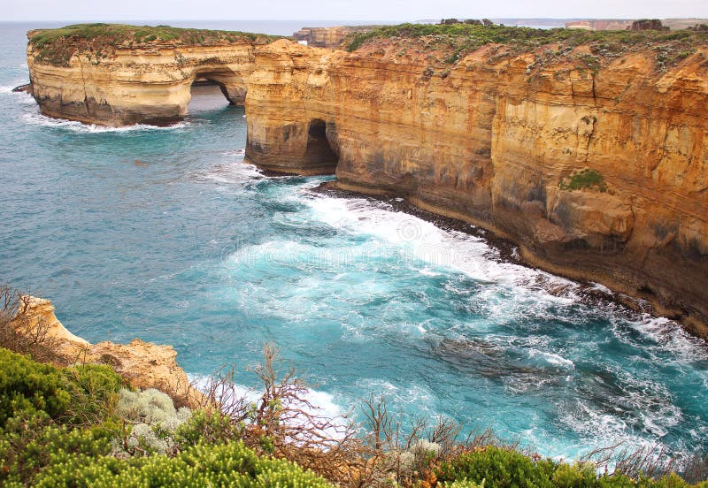 Loch Ard Gorge stock photo. Image of taking, shipwreck - 90222716