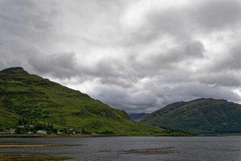 Loch Duich - Dornie, Scotland Stock Image - Image of highland, view ...