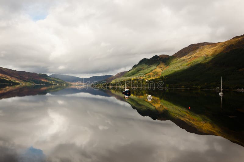Loch Duich - Scotland stock photo. Image of travel, night - 90387422