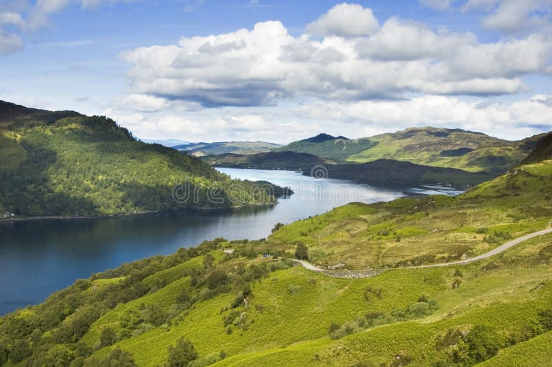 Loch Duich View stock image. Image of green, highland - 13186925