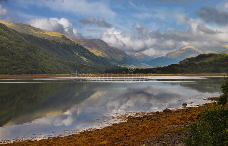 Loch Etive Scotland stock image. Image of etive, lake - 17237781