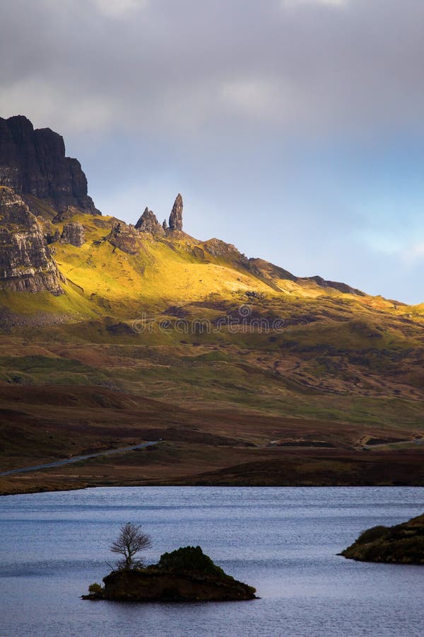Loch Leathan and Old Man of Storr Rock Formations, Isle of Skye ... Loch Leathan and Old Man of Storr Rock Formations, Isle of Skye ...