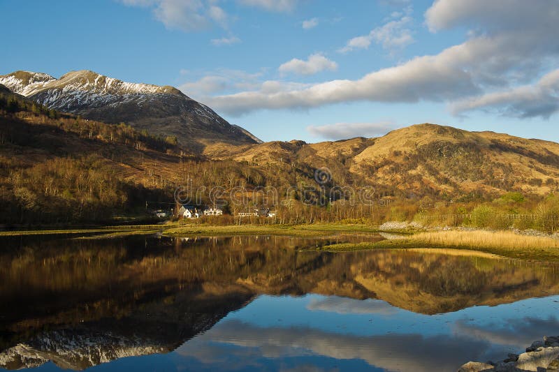 Loch Leven stock photo. Image of mountain, leven, kingdom - 26288150