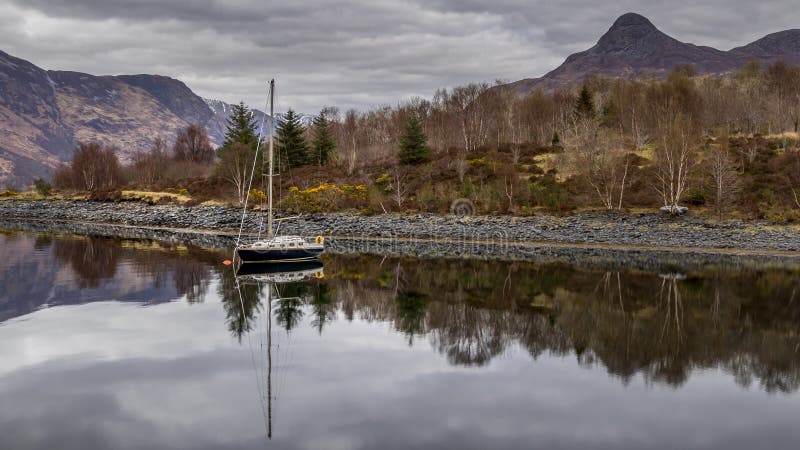Loch leven stock photo. Image of nature, lochaber, tranquil - 218865432
