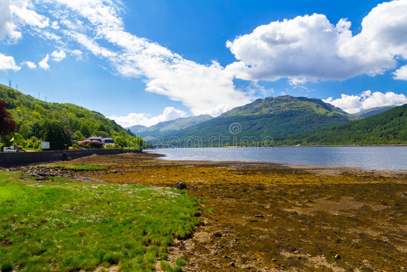 Loch Long Scotland stock image. Image of summer, freshwater - 32087285