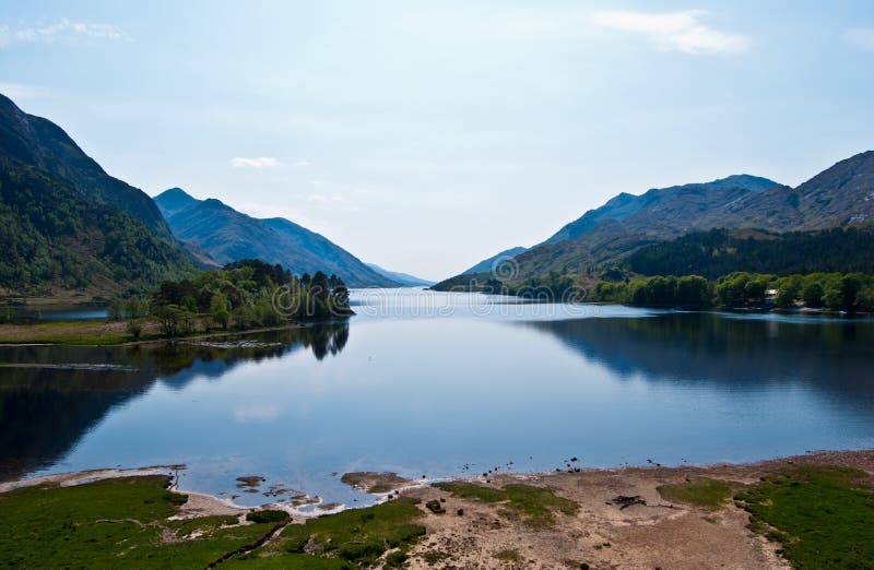 Loch Shiel stock photo. Image of isles, mountains, landscape - 25163960