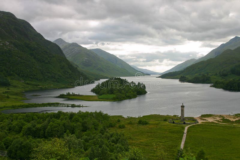 Bel Horizontal De Loch Shiel, Ecosse Image stock - Image du scène ...