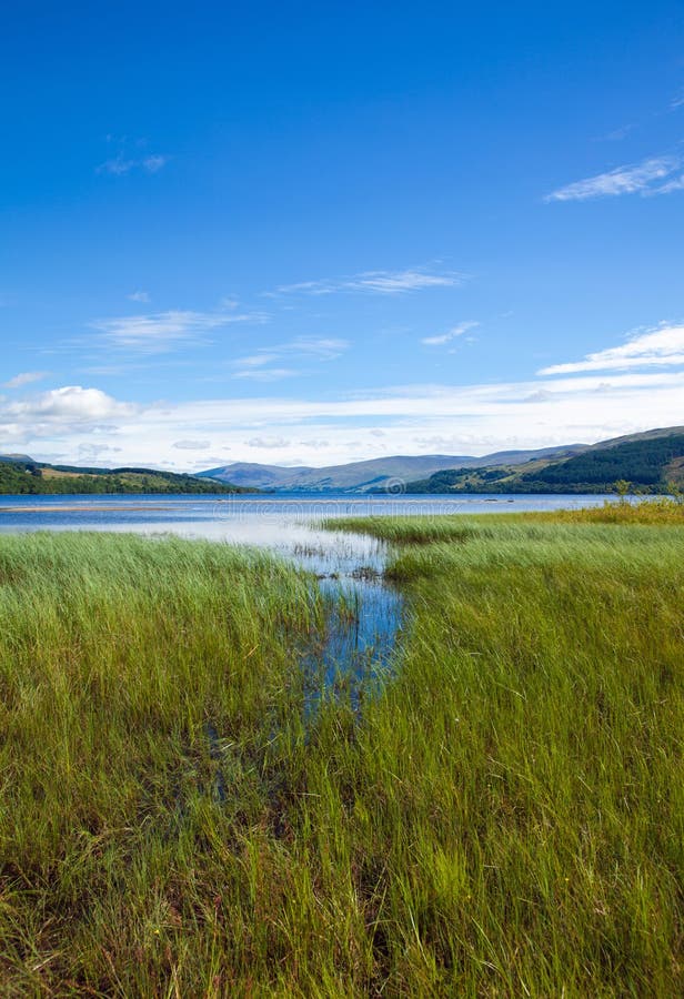 Loch Tay stock photo. Image of distance, water, loch - 32407500
