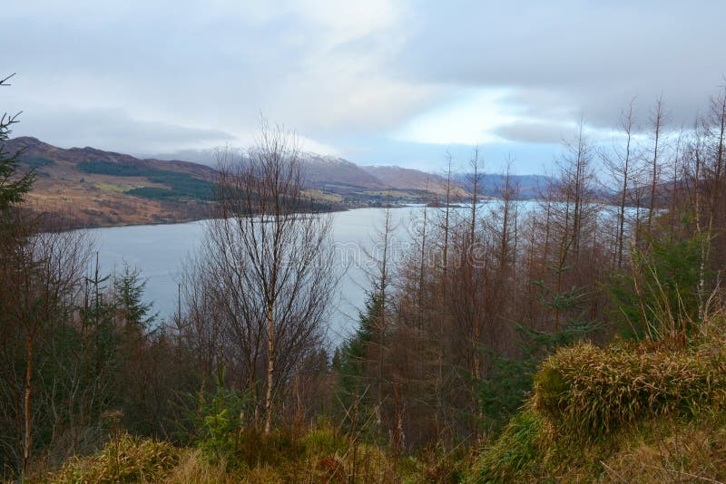 Loch View Point stock image. Image of outdoors, landscape - 69003613