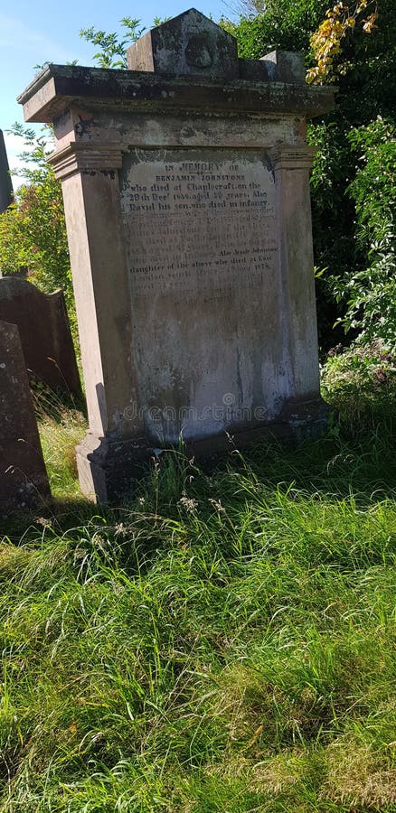 Lochmaben Old Abandoned Cemetery Lockerbie Stock Photo - Image of ...