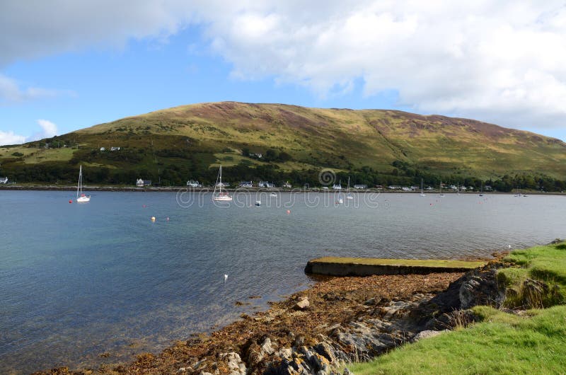 Lochranza, Isle of Arran stock photo. Image of arran - 80486906