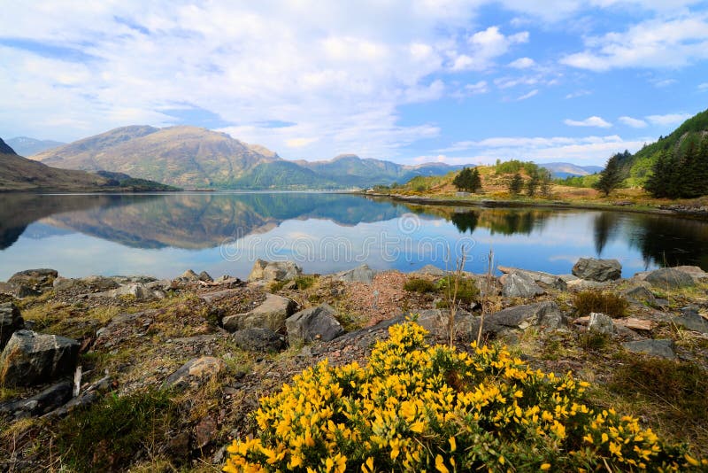 Lochs and Highlands of Scotland Stock Image - Image of landscape, hill ...