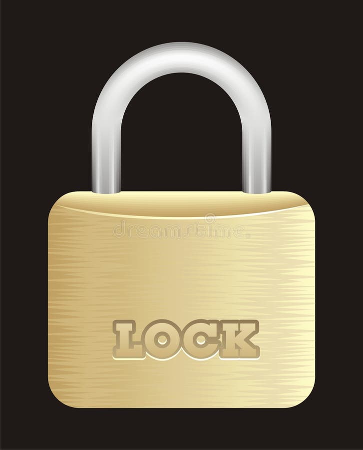 Lock Creative Symbol Concept. Cyber Security System, Access Control ...