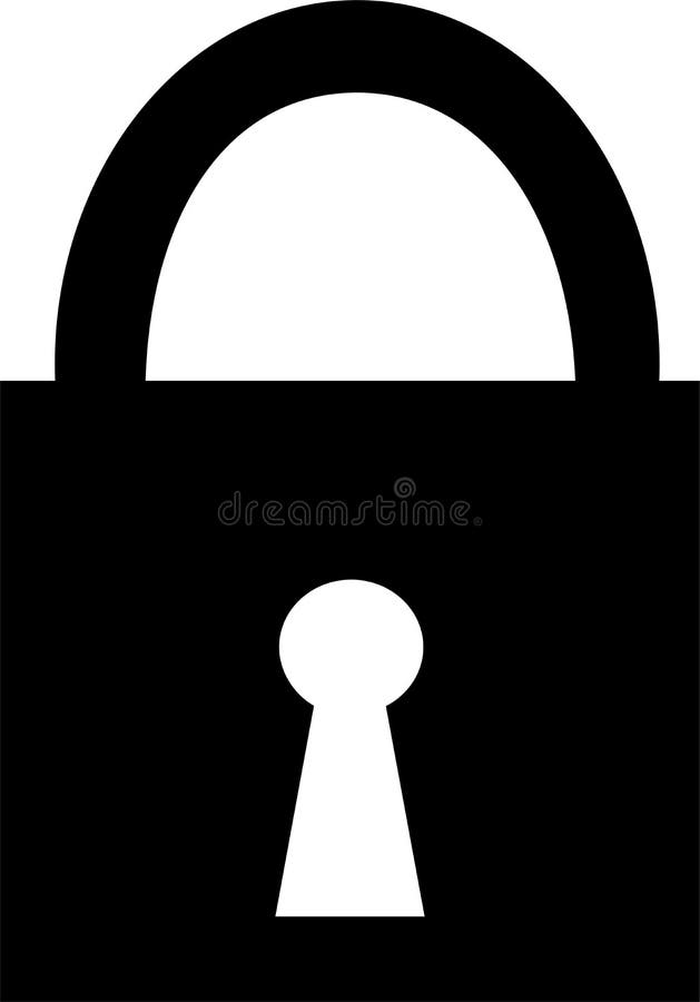 Lock stock illustration. Illustration of form, logo, locker - 6862921