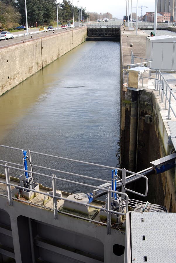 Soo Locks stock photo. Image of lakes, rapids, falls, sault - 1059442