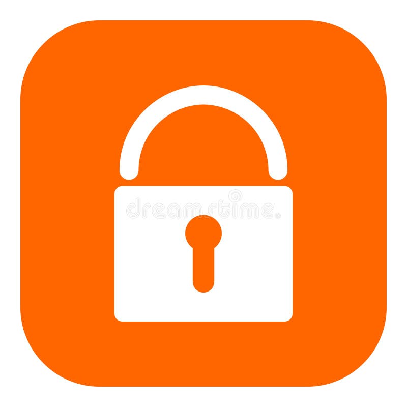 Lock and app icon stock vector. Illustration of symbol - 233780782