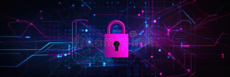 Lock Big Data Cybersecurity Conceptual Background Pink Blue Black Stock ... Lock Big Data Cybersecurity Conceptual Background Pink Blue Black Stock ...