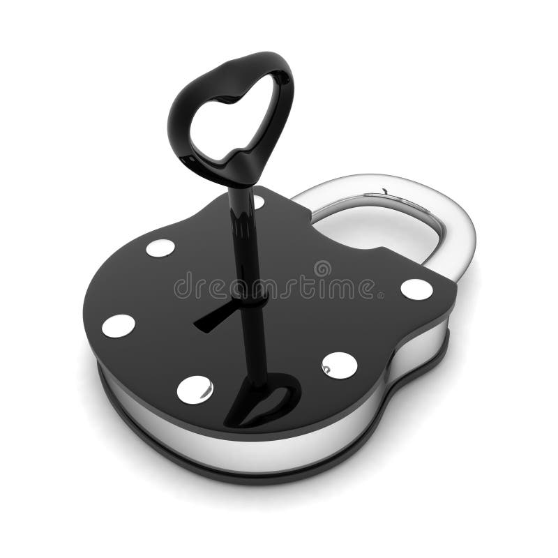 Lock black stock illustration. Illustration of closed - 21013260