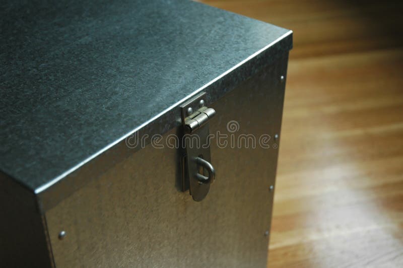 Lock Box stock image. Image of lockable, storage, square - 10711019