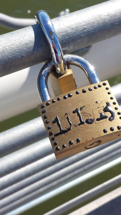 Lock bridge stock image. Image of paint, creative, love - 45958705