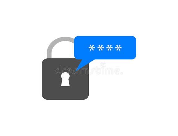 Lock Bubble for Concept Design. Data Protection Privacy Concept Stock ...