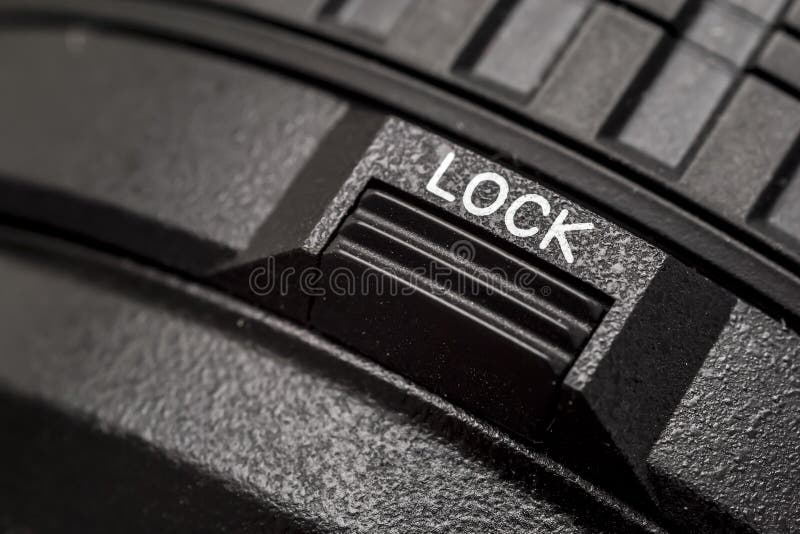 Lock Button stock image. Image of details, safety, privacy - 25764771