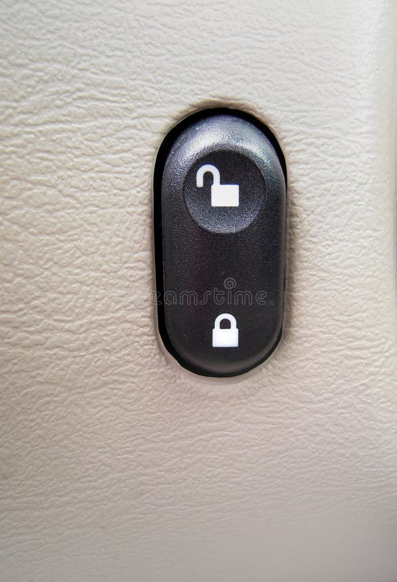 Lock button stock photo. Image of vehicle, button, safety - 5961196