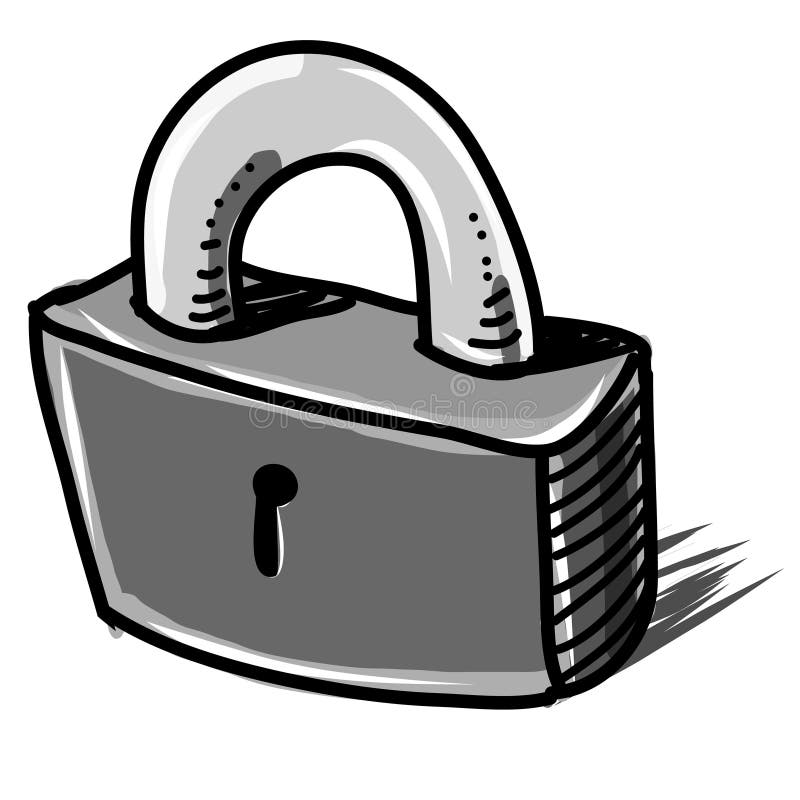 Lock Cartoon Sketch Vector Illustration Stock Vector - Illustration of ... Lock Cartoon Sketch Vector Illustration Stock Vector - Illustration of ...