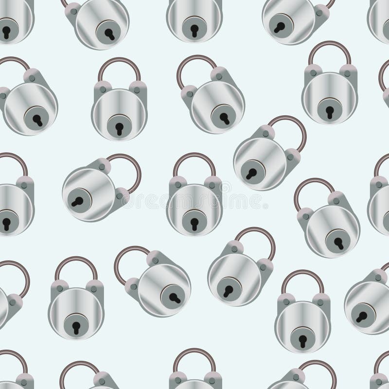 Lock stock illustration. Illustration of lock, pattern - 267027382