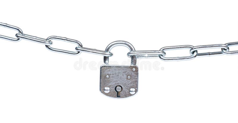 Lock isolated stock image. Image of loop, concepts, isolated - 5507565
