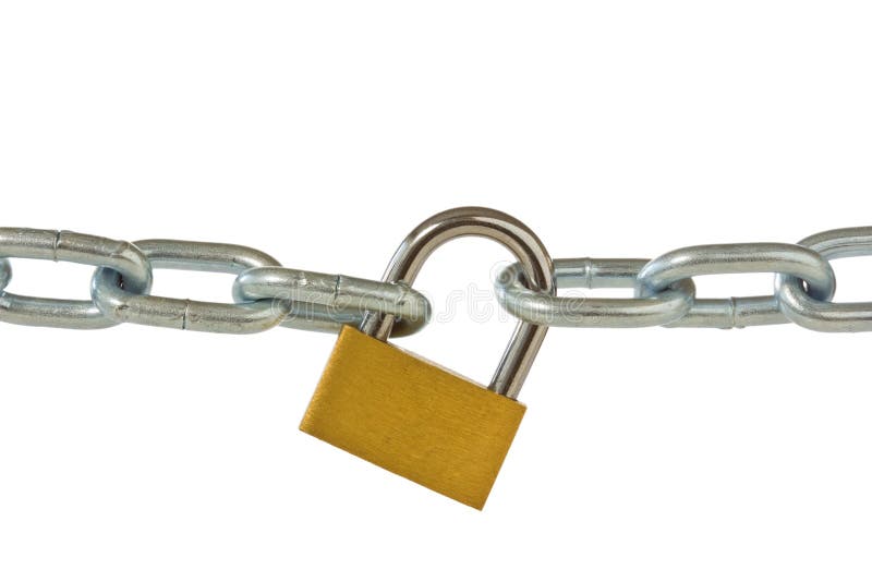 Unlocked chain stock image. Image of lock, unlocked, released - 6230495