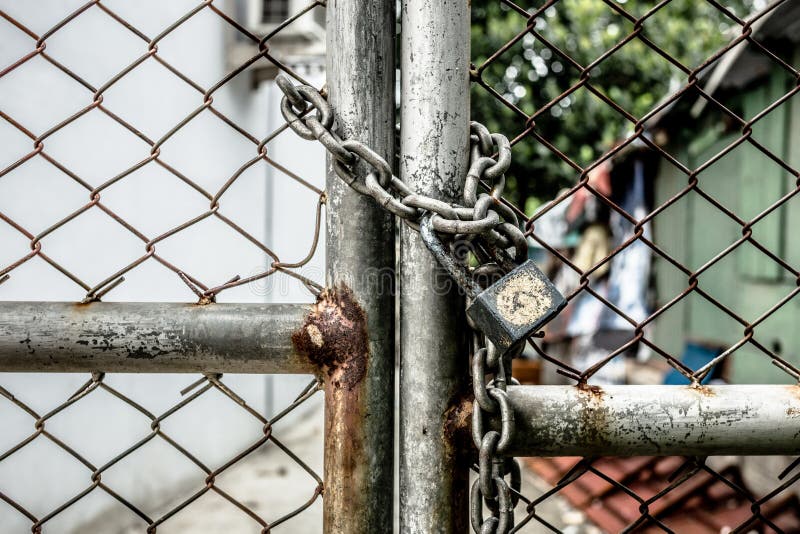Lock on stock image. Image of iron, locks, steel, prison - 44138825