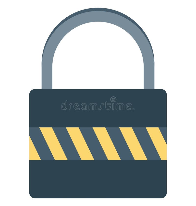Lock Color Vector Icon Which Can Easily Modify or Edit Stock Vector ...