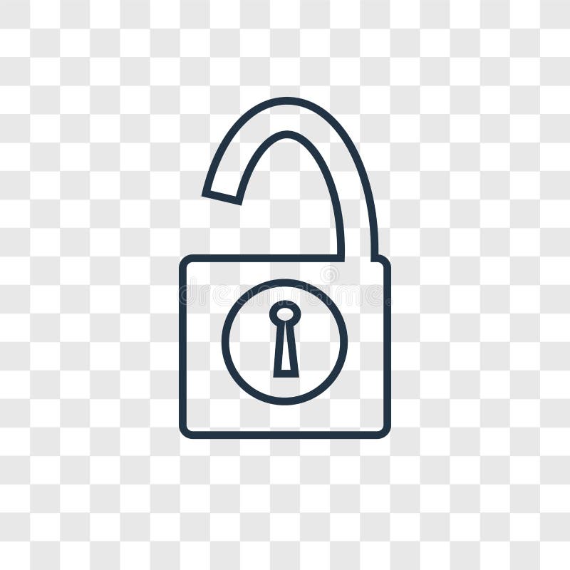 Lock Icon Vector Sign and Symbol Isolated on White Background, Lock ...