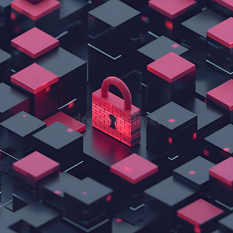 Lock and Data Storage. Data Security, Cybersecurity, Cyber Defense ...