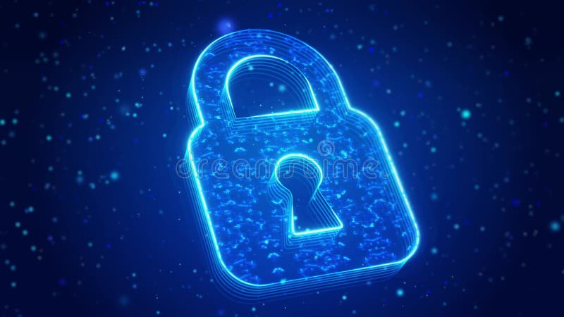 Lock hologram Rotating stock footage. Video of keyhole - 220285080