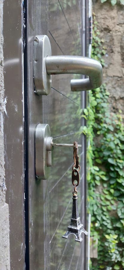 Lock the Door by Key during Lockdown Stock Image - Image of vehicle ...