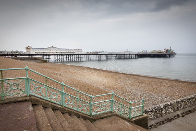 The lock down in Brighton stock photo. Image of town - 179882706