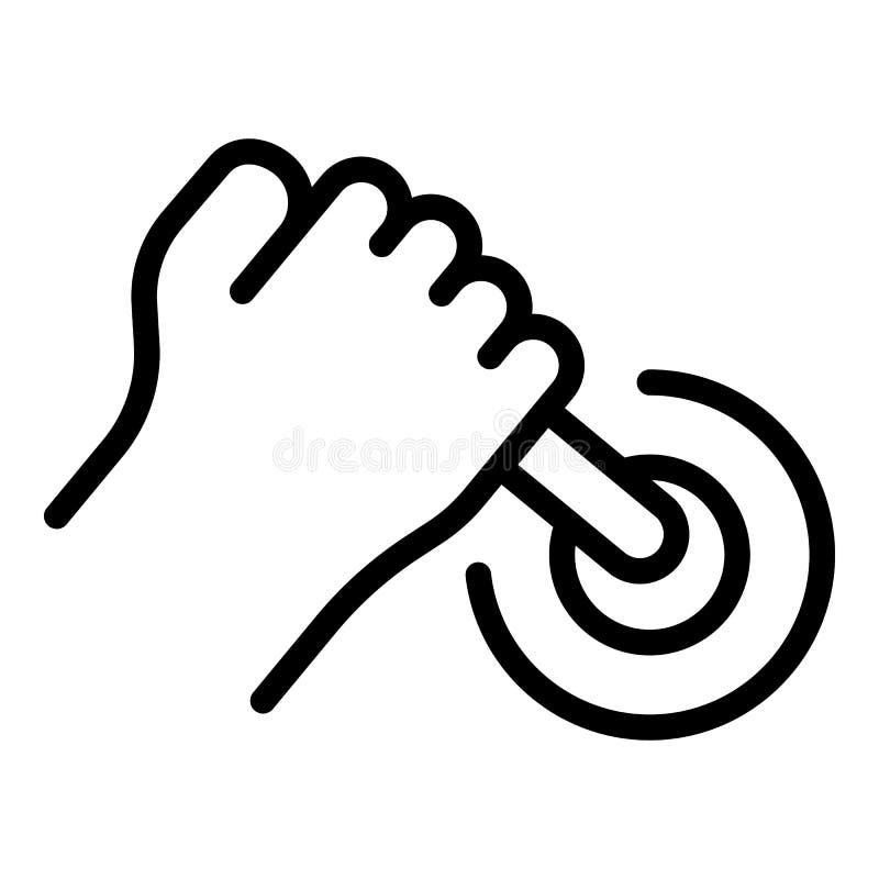 Effort Icon in Different Style Vector Illustration. Two Colored and ...