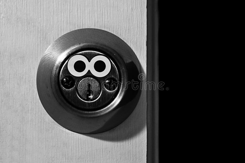Lock with Eyes stock image. Image of eyes, bolt, watching - 27289933