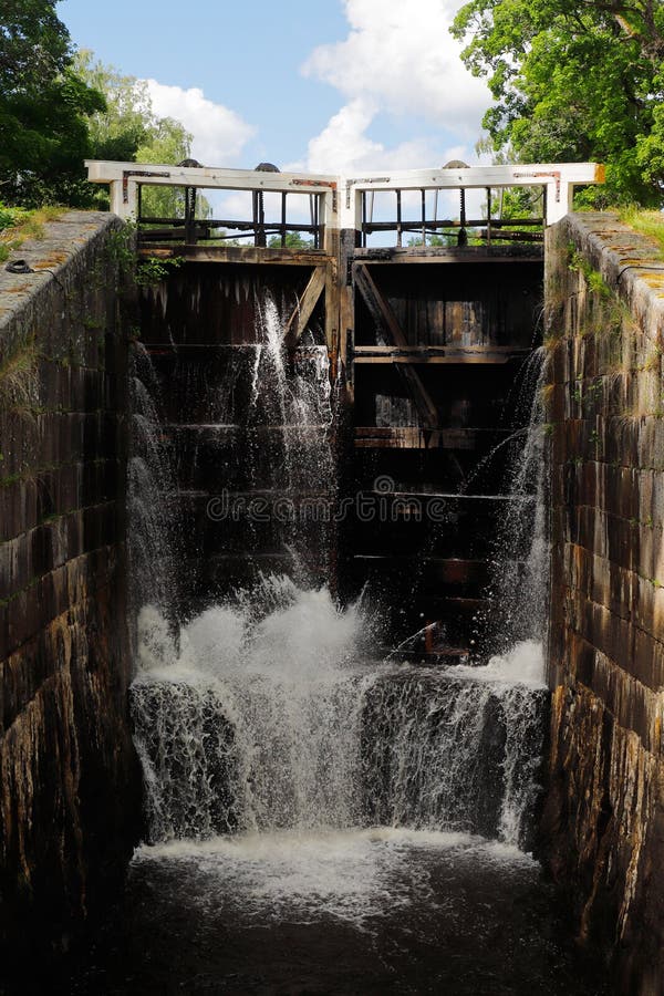 Closed Sluice Gate Leading To the Inner Basin of Ramsgate Royal Harbour ...