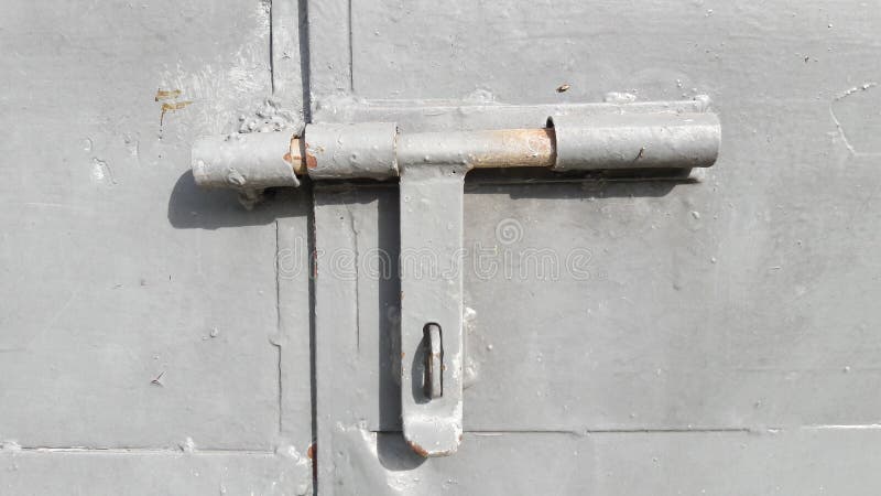 Lock gray door stock image. Image of padlock, secure - 123519113